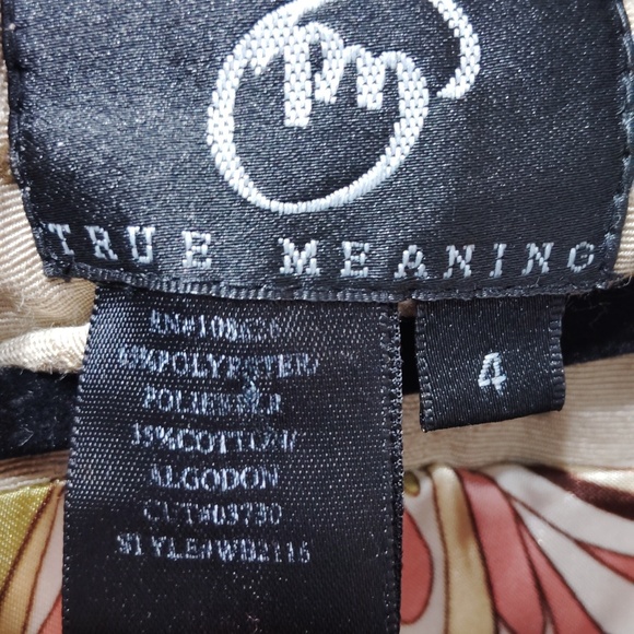 True Meaning | Jackets & Coats | True Meaning Muted Floral Lined Blazer ...